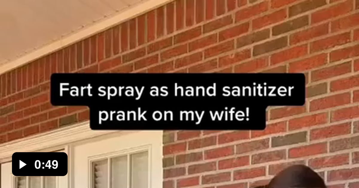 Fart spray prank with a little backfire. - 9GAG