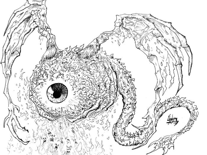 Flying Eye monster design - 9GAG