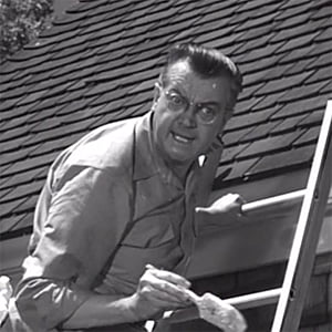 Joseph Kerns as George Wilson. The cantankerous neighbor on Dennis The ...