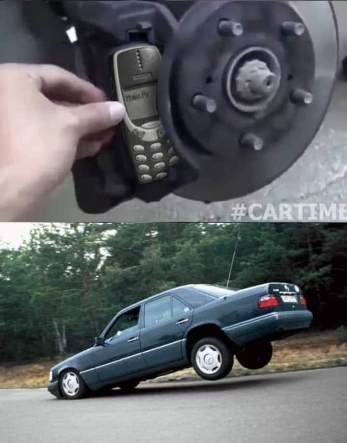 Perhaps, it would not work because Nokia phones don't brake - 9GAG