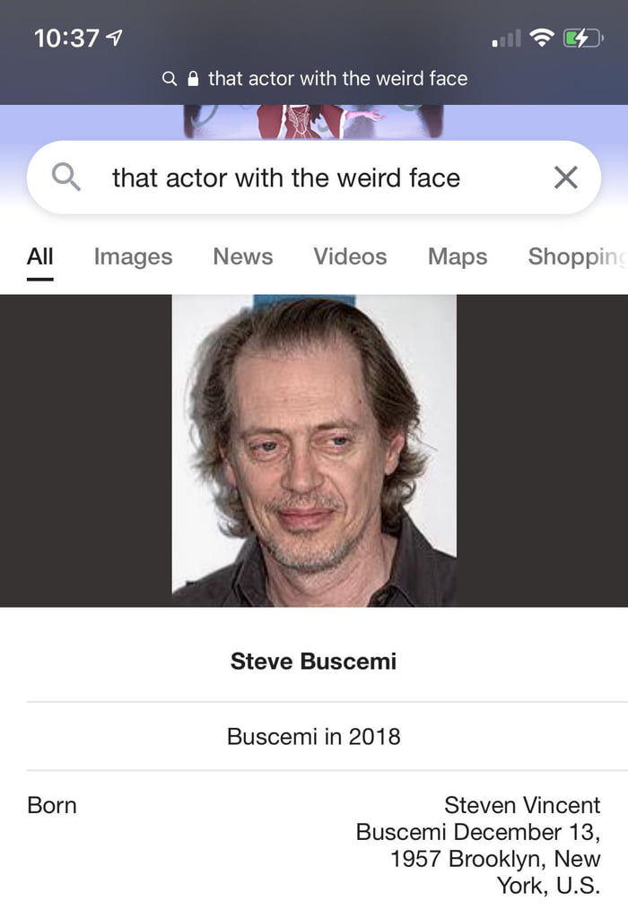 Googling “that actor with the weird face” - 9GAG