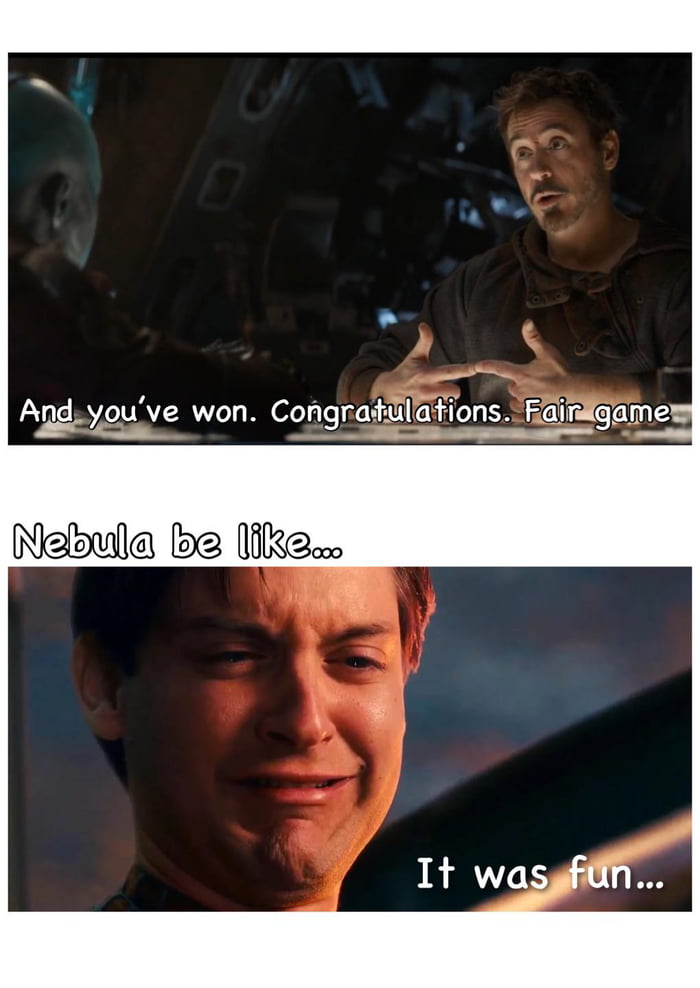 Nebula finally having fun - 9GAG