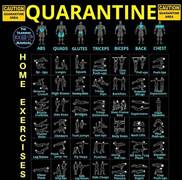 Quarantine Home Exercises - 9GAG