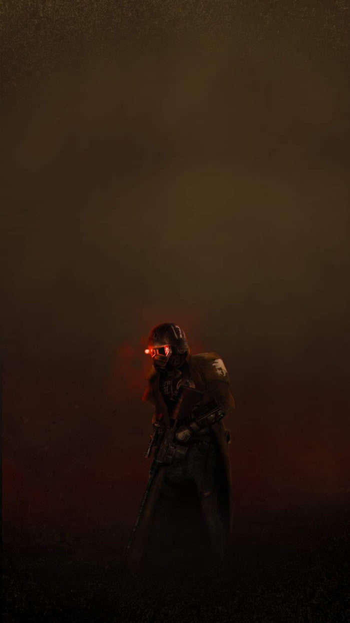 Made myself a fallout phone background using photoshop - 9GAG