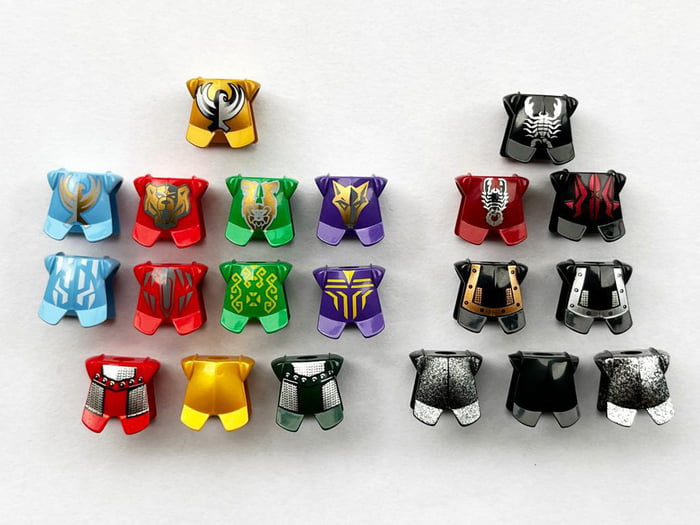 Complete Collection of All Armors from Knights Kingdom II This includes ...