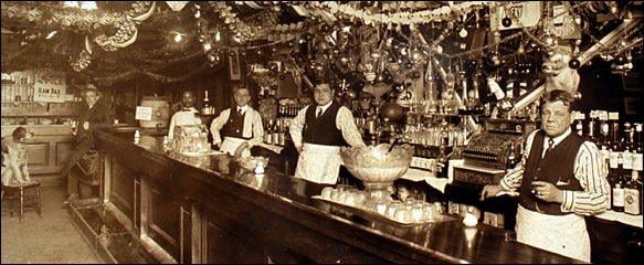 That's Babe Ruth, Sr., on the right, at his bar at 38 South Eutaw in ...