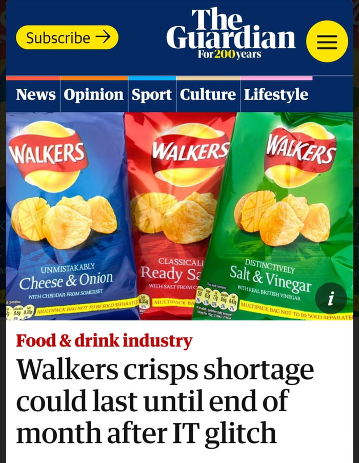 Nice try Walkers - 9GAG