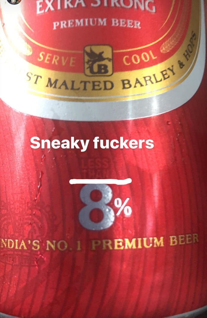 8% alcohol or - 9GAG