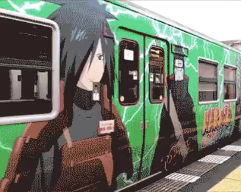 All aboard the Naruto train! Headin’ straight to Konoha Village! - 9GAG