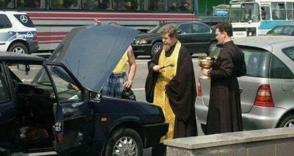 You Know your Car is F**ked Up when Mechanic Calls Priests - 9GAG