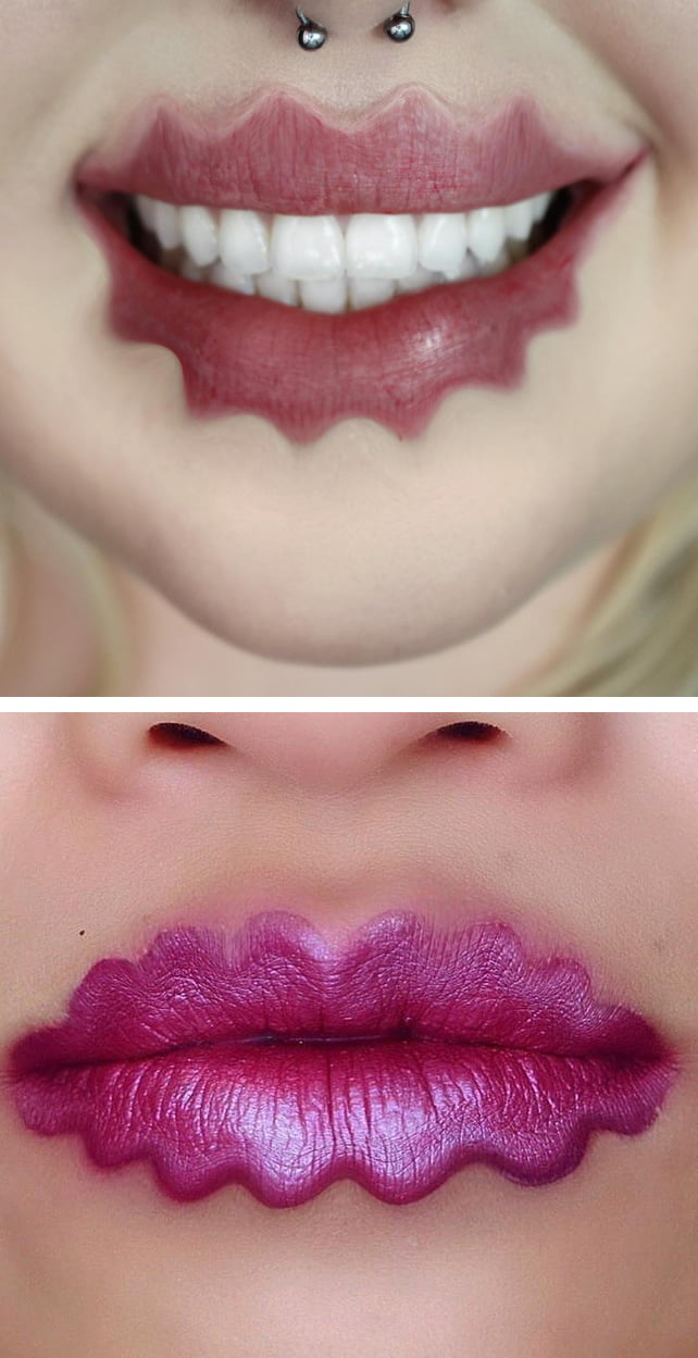 Squiggle lips. What a time to be alive... - 9GAG