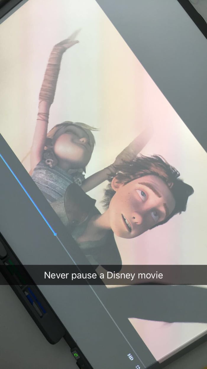 Never pause Disney movies - 9GAG