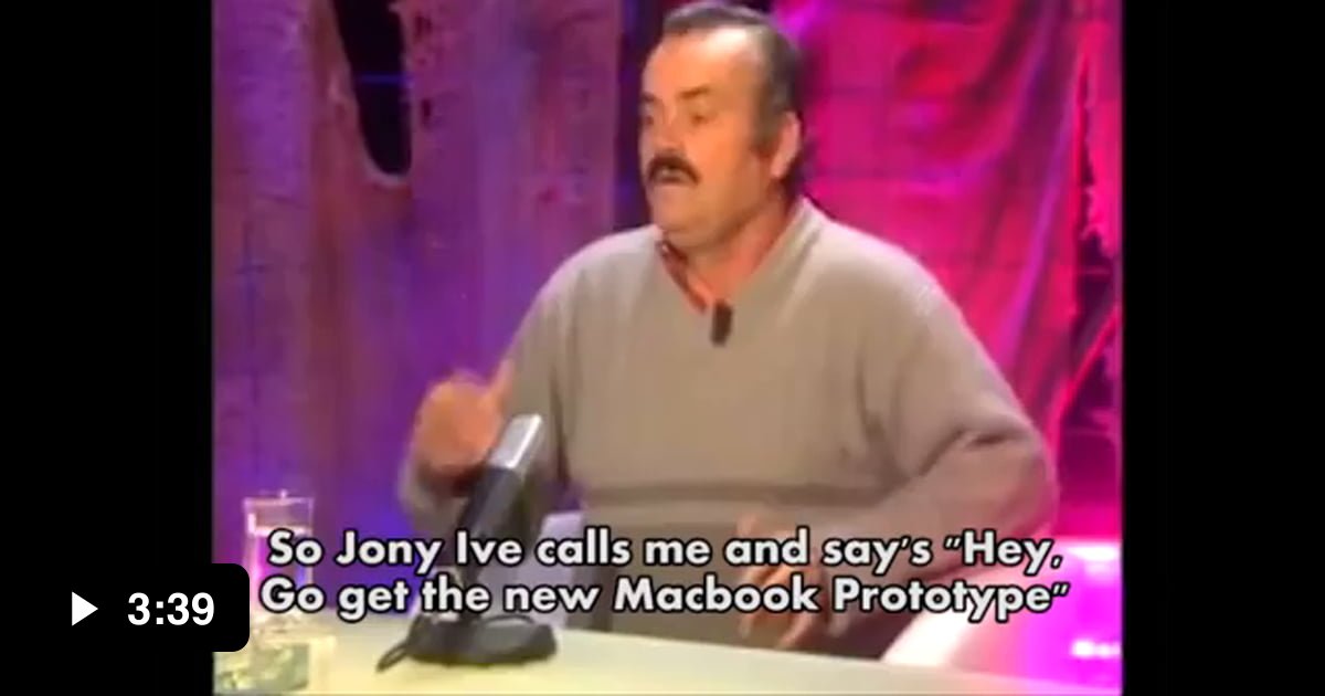 The meme canvas that keeps on giving... RIP Risitas. (3:40) - 9GAG