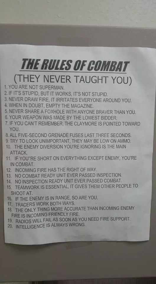 Tracers work in both directions. Had that drummed into us from day 1 of basic training. - 9GAG