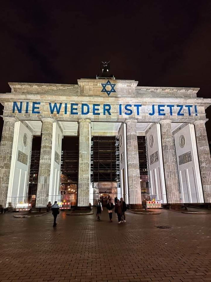 In a country remembering it's past, Germany lights the famous ...