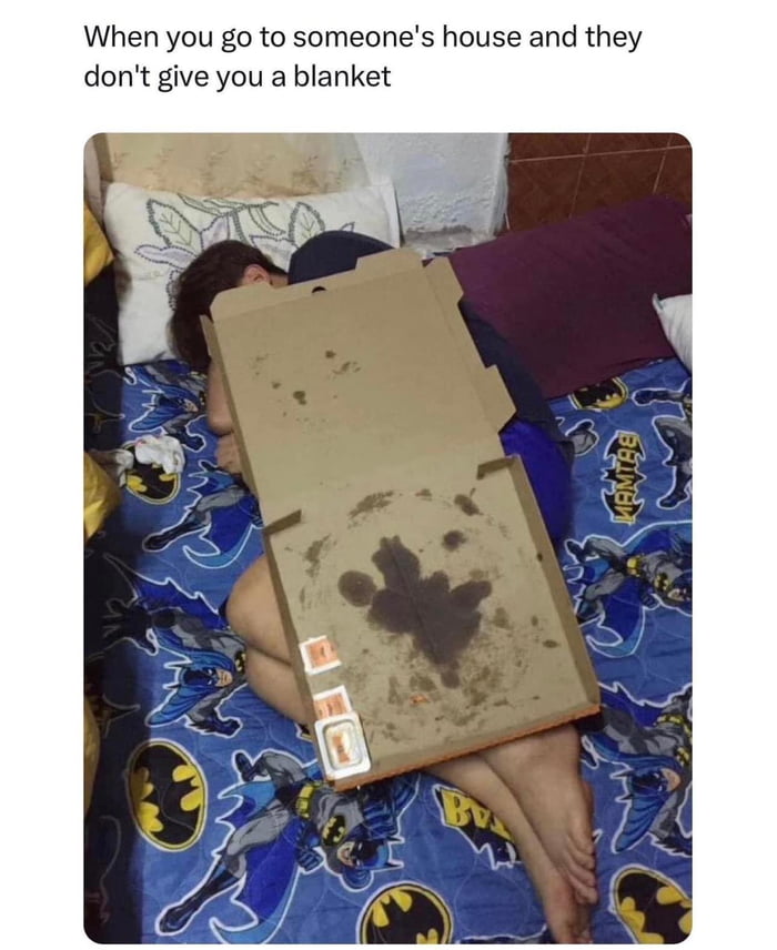 At least the box is still warm. - 9GAG