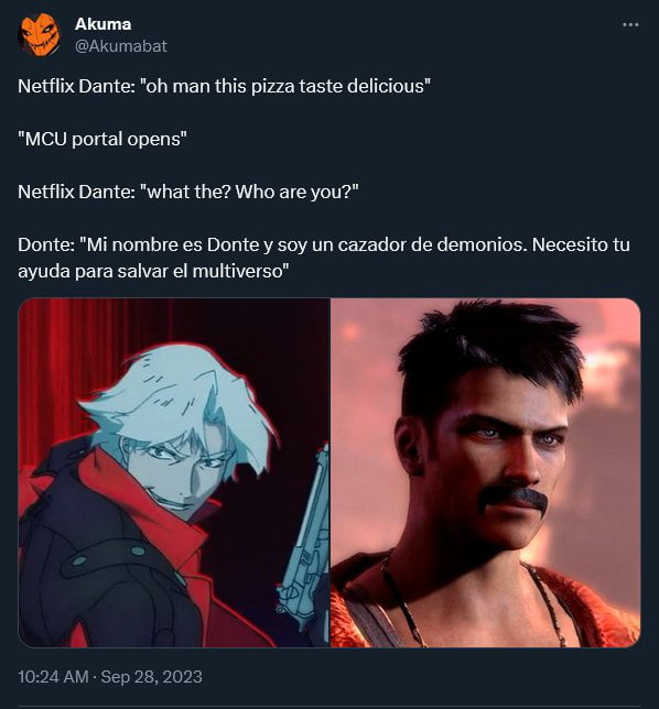 Spanish Dante: "Somos los hijos de Sparda" - 9GAG