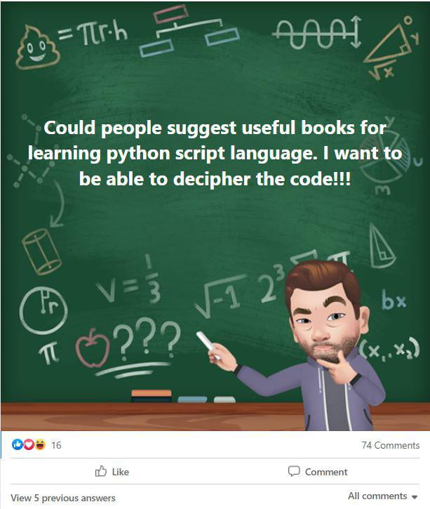 First Thing You See When You Join A Python FB Group - 9GAG