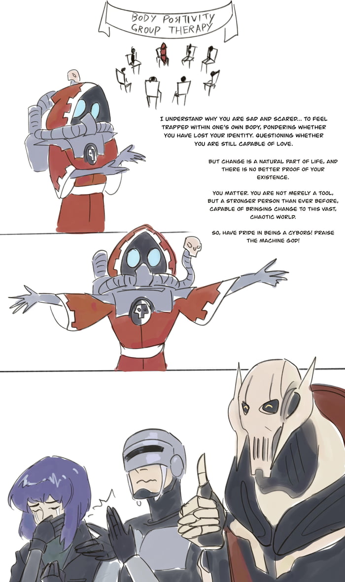 Admech offering emotional support! - 9GAG
