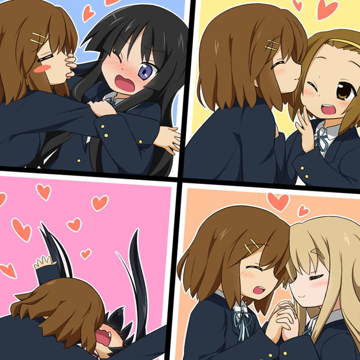 Yui gives everyone a kiss - 9GAG