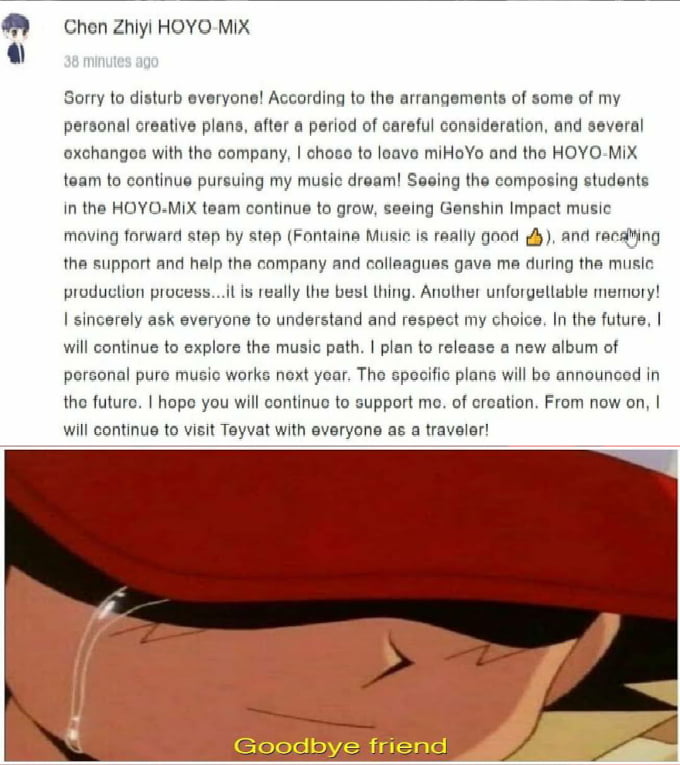 Good luck Yu-peng chen. Thanks for all the tracks you have created for ...