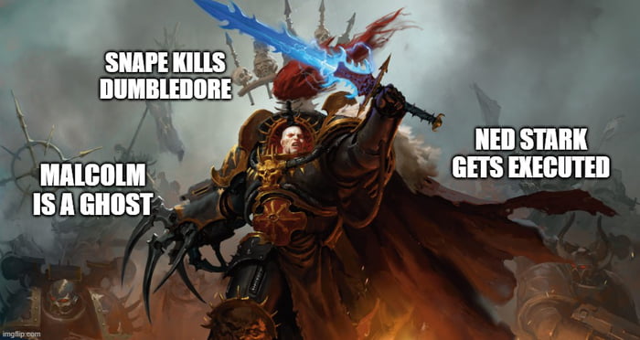 Abaddon the Spoiler, or something, IDK, I don't play Battlemace 40M - 9GAG