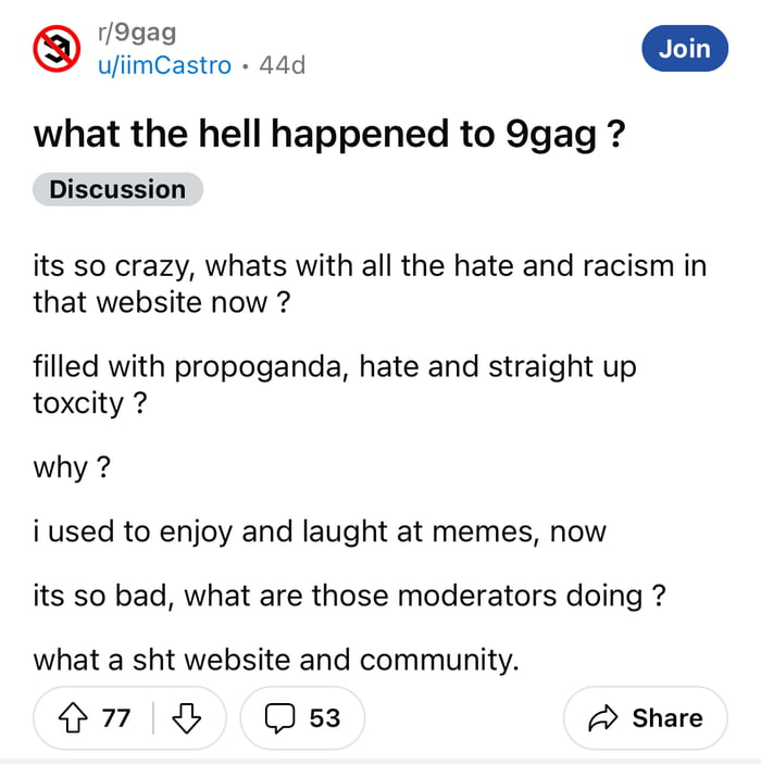 What are your thoughts ? - 9GAG