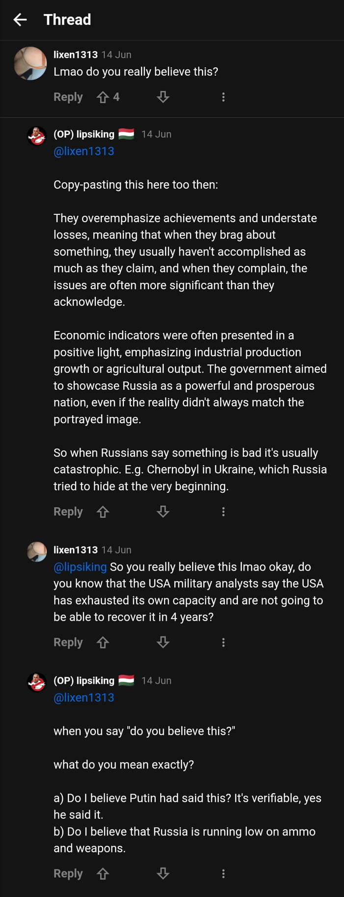 Putin's lap dog got upset when he found out Russia is running out of ammo. - 9GAG