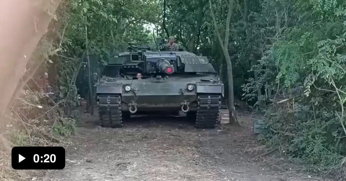 When memes become reality. Behold - Leopard 2 with ERA slapped on it ...