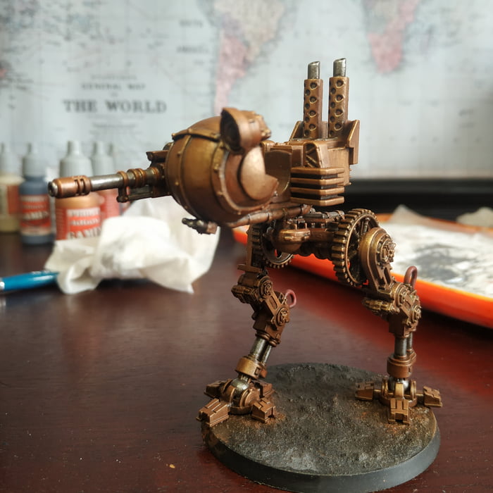 Update on my Grognard steamwalker - 9GAG