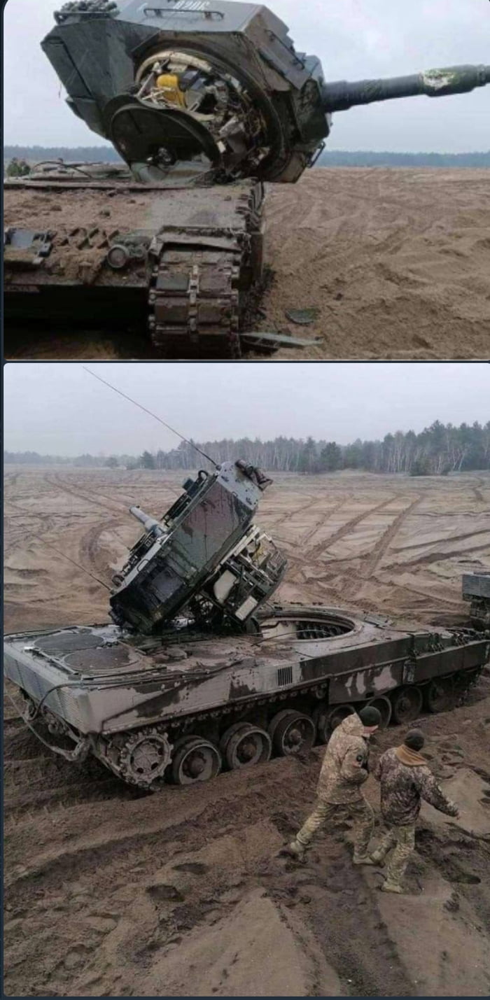 No ATGMs, No drones, No tanks were used to damage this "uber panzer ...