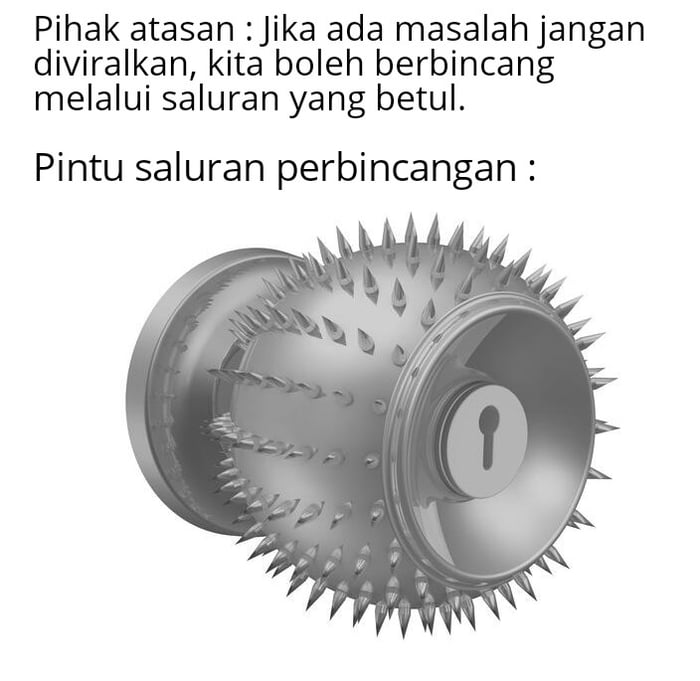 Benda boleh gaduh, buat apa nak bincang... - 9GAG