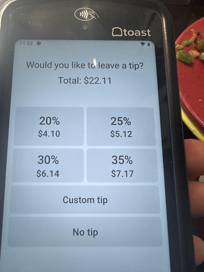 Tipping is getting out of control: yet again - 9GAG