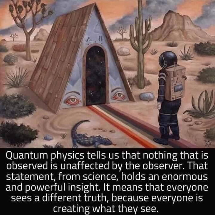 Most people are being told what to see and cannot tell the difference ...