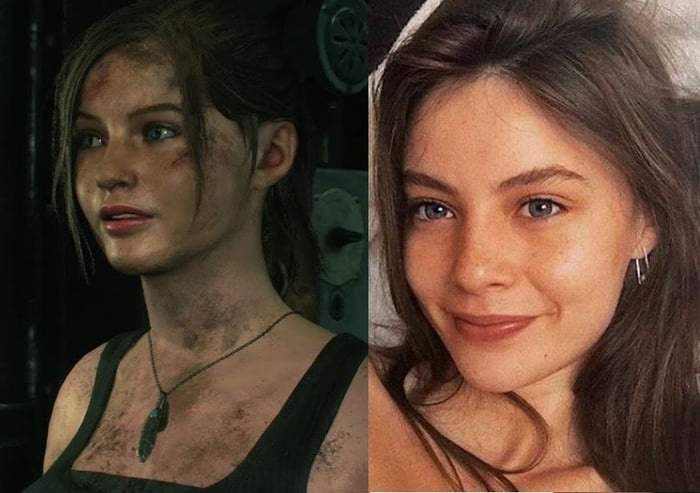 Found out that claire redfield was based off a real life model. wow - 9GAG