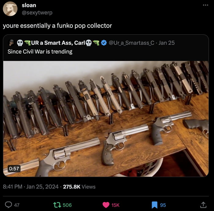 "You're essentially a Funko pop collector" is one HELL of an insult. - 9GAG