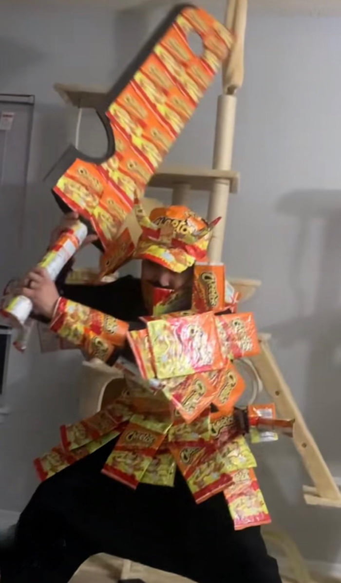 The flaming hot Cheeto samurai - 9GAG