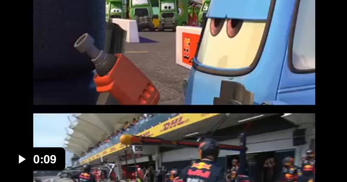 Guido vs Red Bull pit crew - 9GAG