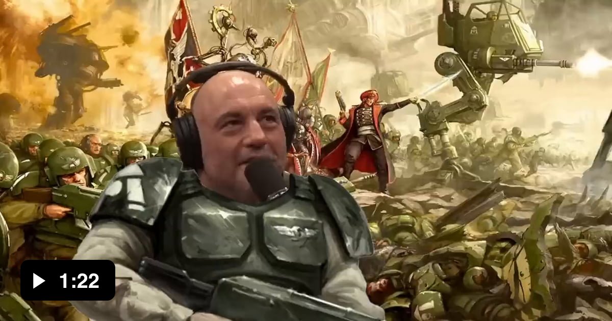 Discussion of a guardsman and a commissar. - 9GAG