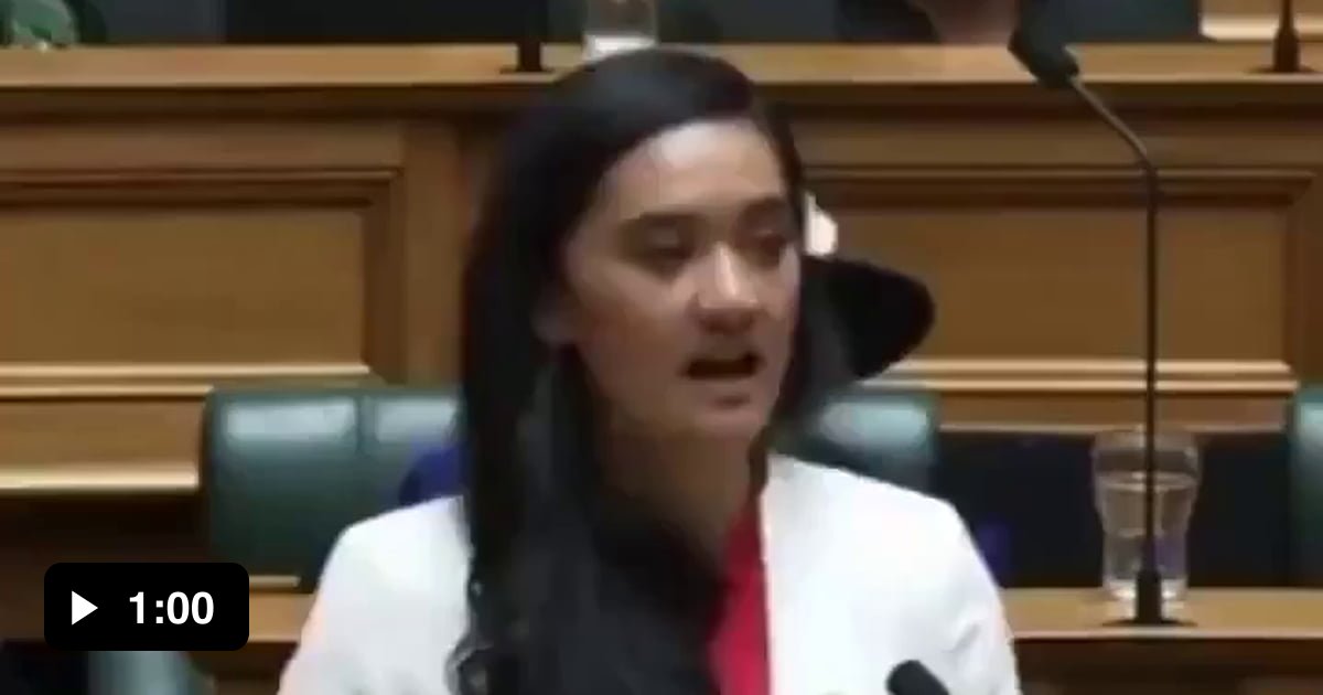 New Zealand's youngest ever MP starts her first parliament speech by performing haka - 9GAG