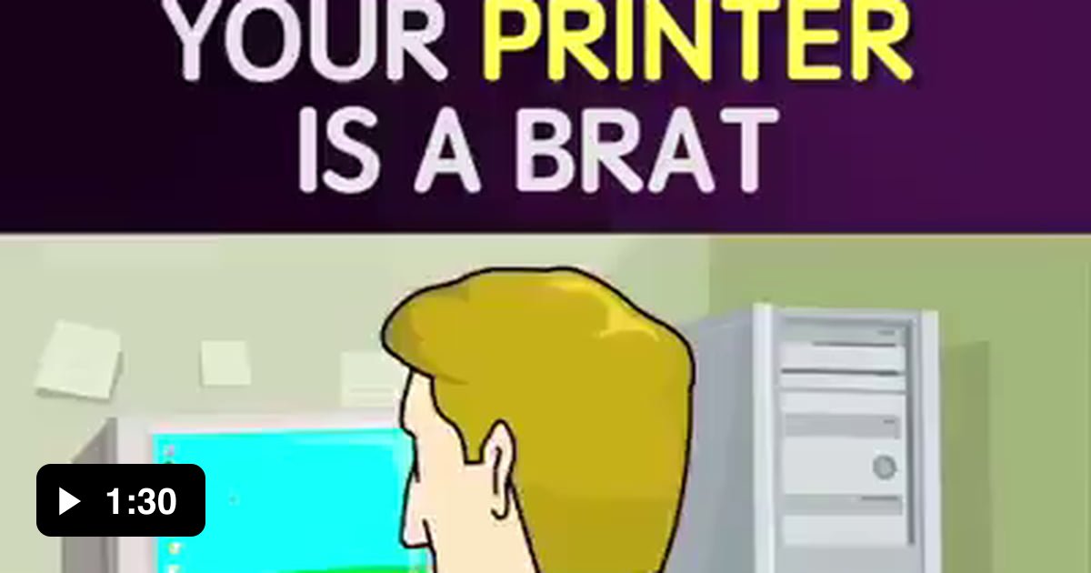 Why are printers such jerks? - 9GAG