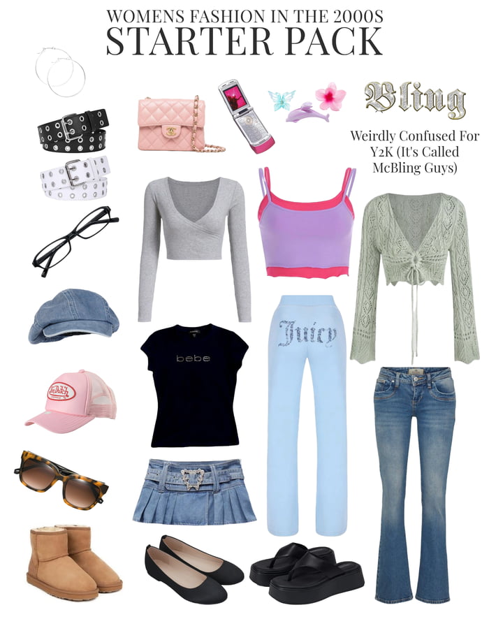 Women's Fashion in the 2000s Starter Pack - 9GAG