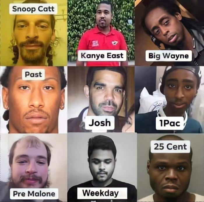 Rappers from Wish - 9GAG