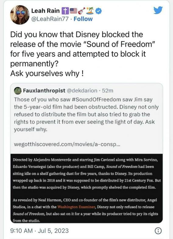 What idiot parent would even show their kids Disney stuff - especially ...