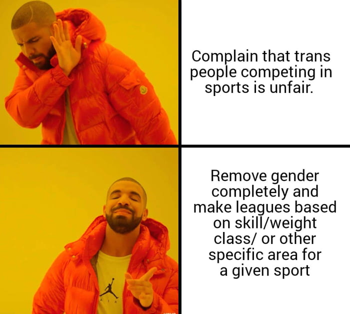Here is how you solve the trans person sports dilemma gracefully ...