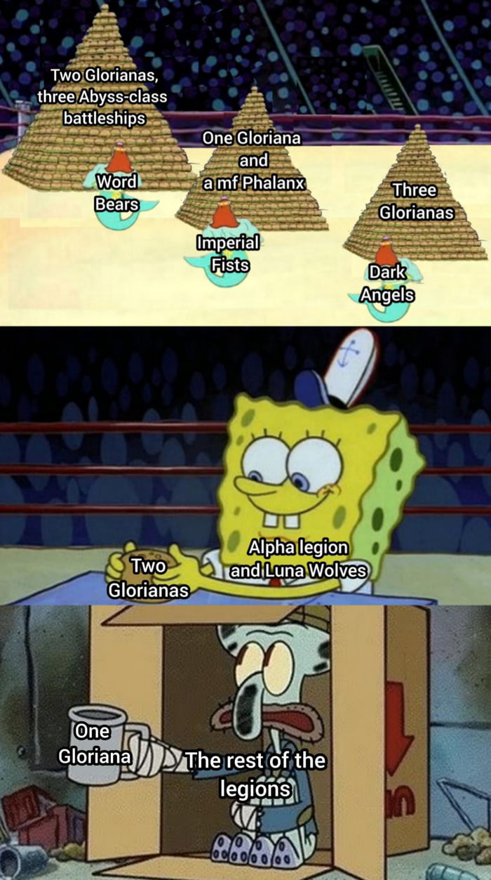 Dick-measuring...I mean fleet-measuring contest Great crusade edition ...