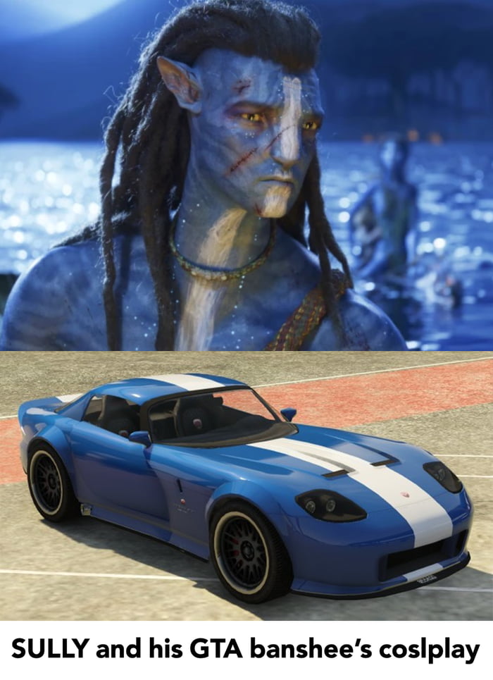 Sully from avatar 2 gets his gta cosplay - 9GAG