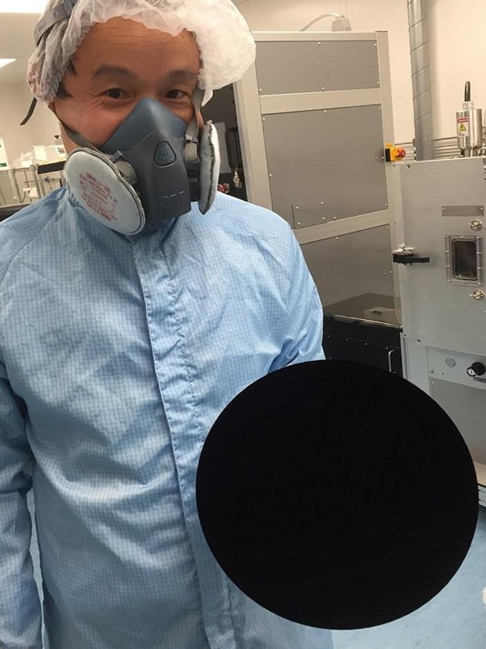 Basketball that has been sprayed with Vantablack looks like a dark portal to the underworld. - 9GAG