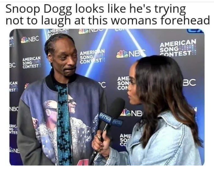 I too would be mesmerized by such a large forehead - 9GAG