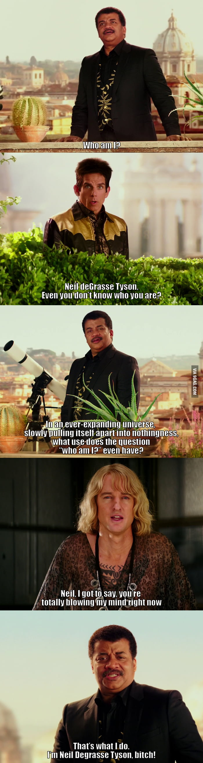 Neil deGrasse Tyson in Zoolander 2 - 9GAG